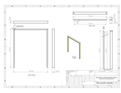 Enclosure Solidworks Sheet Metal 3d 2d For Fabrication Download Free 3d Model By Mahbubcef