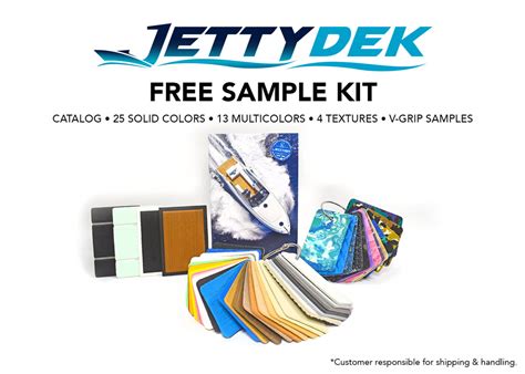 jettydek sample kit jetty marine ltd