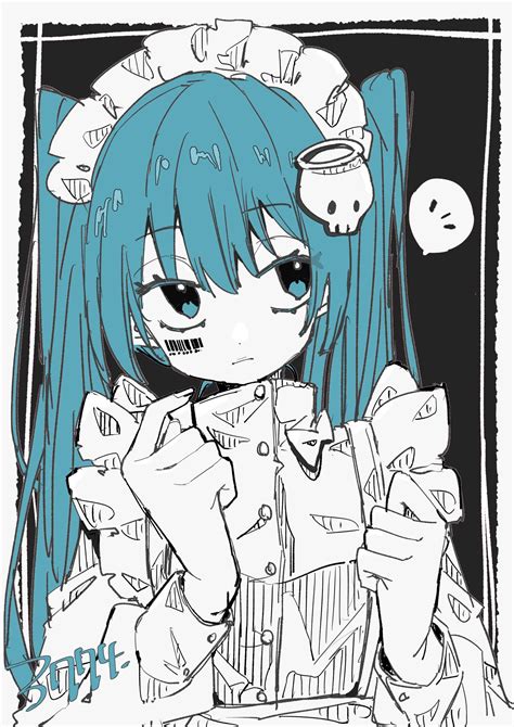 3774 Hatsune Miku Vocaloid Commentary Highres 1girl Alternate