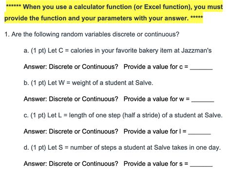Solved When You Use A Calculator Function Or Excel