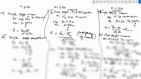 SOLUTION Hypothesis Formulas Studypool
