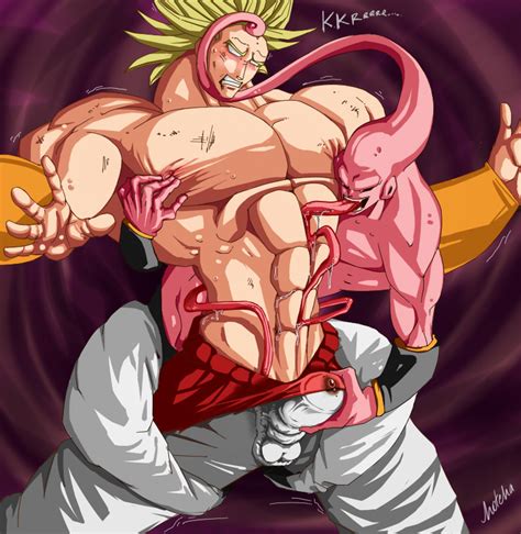 Rule Broly Dragon Ball Dragon Ball Z Gay Hotcha Majin Buu Male Monster Babe Tentacle On Male