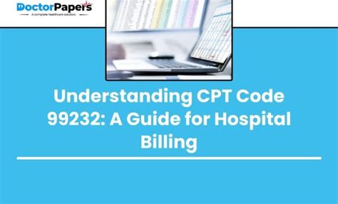 Hospital Billing Guide Cpt Code 99232