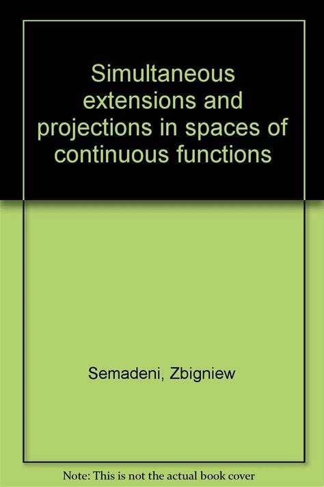 Simultaneous Extensions And Projections In Spaces Of Continuous