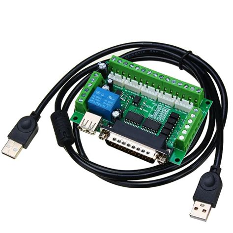Buy Mach3 Interface Board Cnc 5 Axis With Optocoupler Adapter Makerbazar