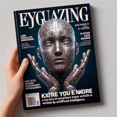 premium photo magazine mockup cover provoking stories artificial