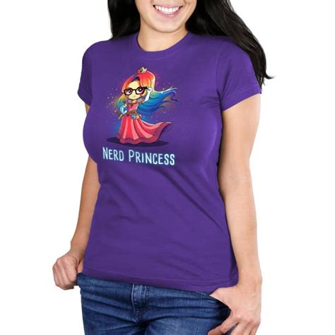 Nerd Princess Funny Cute And Nerdy T Shirts Teeturtle