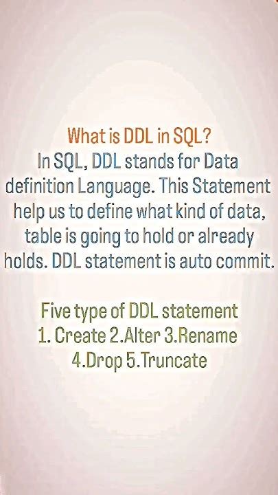 Sql Truncate Mysql Interview Sqlinterviewquestions Learnsql Youtube