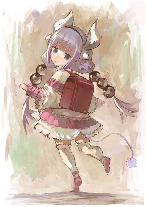 まじやばくね オギモトズキン的小林家的龙女仆插画图片 BoBoPic