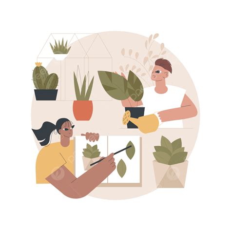 Workshop Illustration Vector Hd Png Images Garden Workshop Abstract