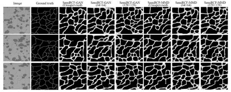 Generated Grain Instance Based On Different Boundary Detection Methods