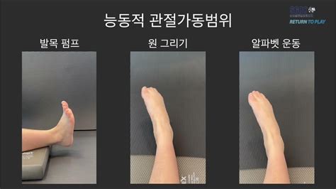 능동적 관절가동범위운동 Youtube