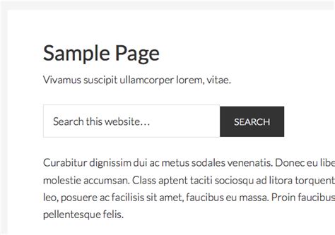 How To Display Search Box Within Content In Wordpress Sridhar Katakam