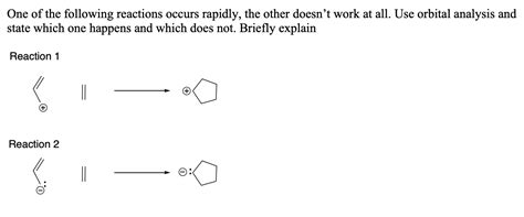 Solved Which Of The Above Reactions Occurs Rapidly Use