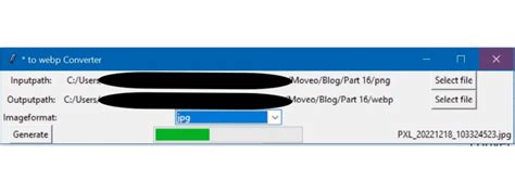 Python PNG To Webp Offline Batch Converter DefVar