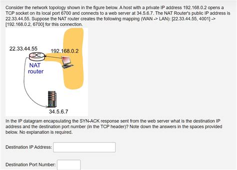 Consider The Network Topology Shown In The Figure Below A Host With A