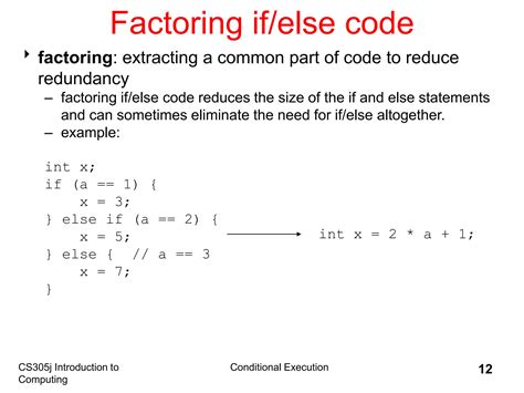 Topic12conditional If Else Executionppt Topic12conditional If Else Executionppt