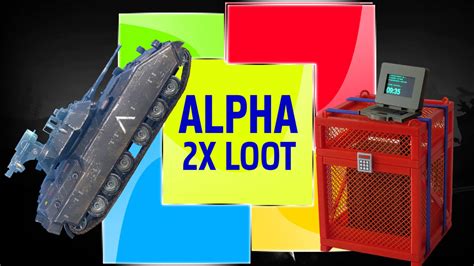 alphaloot 2x loot table advanced config lone design