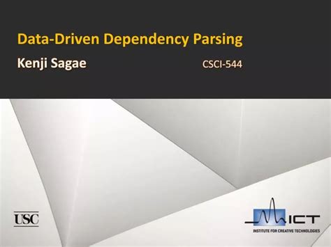 Ppt Data Driven Dependency Parsing Powerpoint Presentation Free