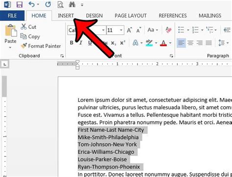 How To Convert Text To A Table In Word Solve Your Tech