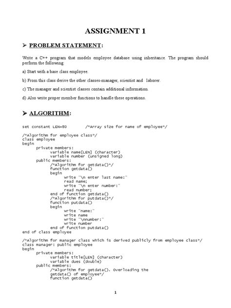 Assignment 1 Problem Statement Pdf Fraction Mathematics Subroutine