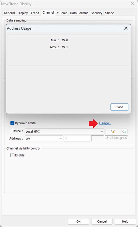 How To Use Codesys Variables Within The Dynamic Limits Of A Trend
