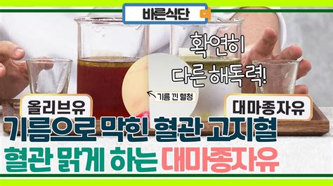 혈관 속 뭉친 기름 고지혈 혈관 맑게 해주는 대마종자유 Youtube
