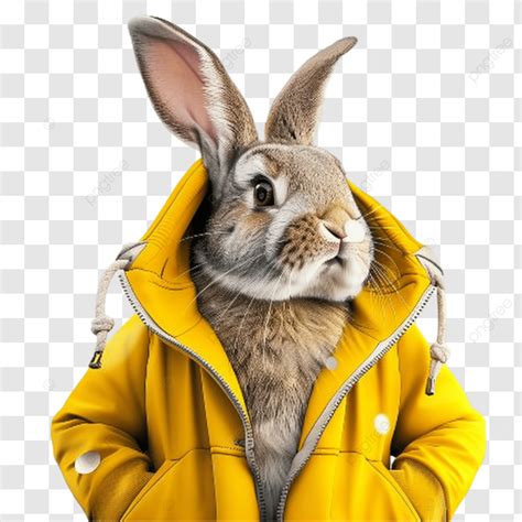 노란 재킷을 입은 토끼 노란 재킷을 입은 토끼 노란 재킷 토끼 코트를 입은 토끼 Png 일러스트 및 이미지 에 대한 무료 다운로드 Pngtree