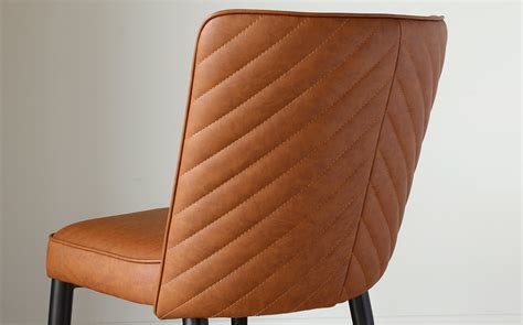 Serena Tan Faux Leather Dining Chair By Danetti