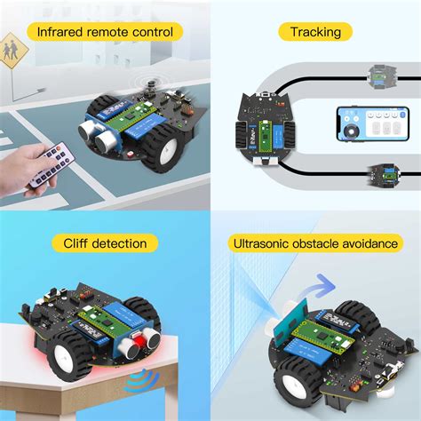 Yahboom Raspberry Pi Pico 2 Car Robot Adopt Micropython Programming