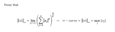 Solved X Infinity Lim P Tends To Infinity Sigma