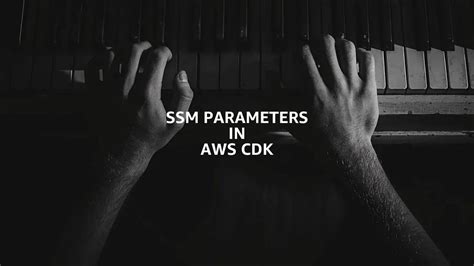 Aws Community Ssm Parameters In Aws Cdk