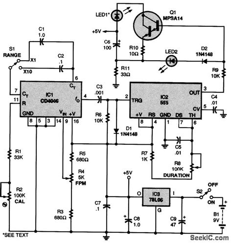 Solid State Stroboscope Basic Circuit Circuit Diagram