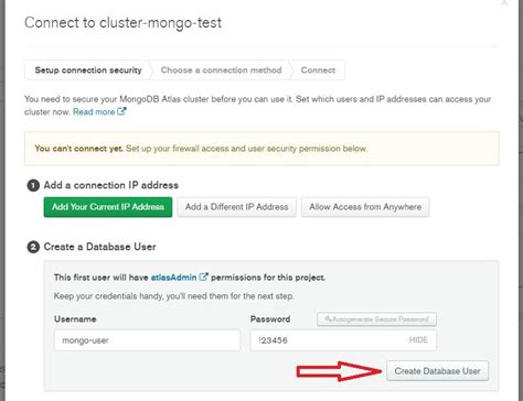 kết nối mongodb atlas trong nodejs