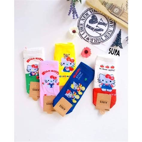 ถุงเท้าการ์ตูน ถุงเท้าข้อสั้น เซต5คู่ พร้อมส่ง Mookkshopp Thaipick