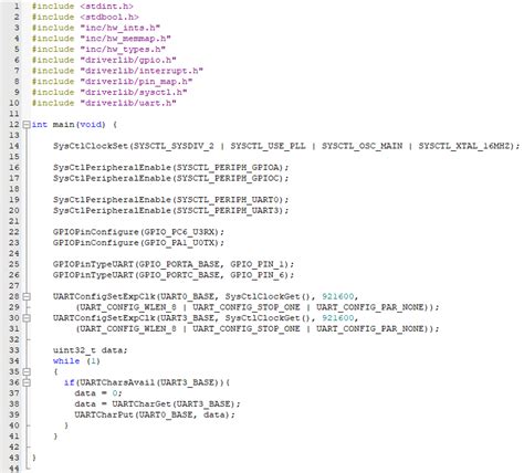Ek Tm4c123gxl Streaming Uart Data From Iwr1642boost Evm To Tm4c123gxl