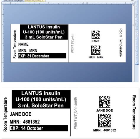 Labeling For Insulin Pen Safety All Id Asia Sg
