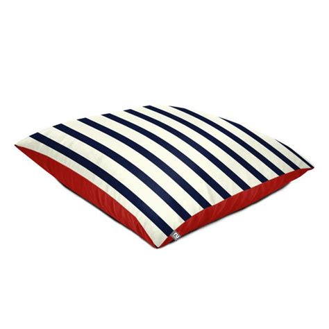 Rucomfy Nautical Stripe Indoor Outdoor Floor Cushion Dunelm