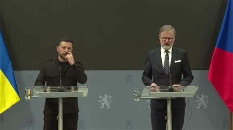 Підписання документів і пресконференція Володимира Зеленського й Петра Фіали за підсумками