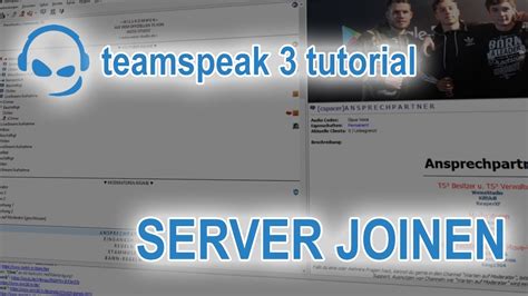 TeamSpeak 3 Anleitung Verbinden Mit Server Deutsch PC TeamSpeak