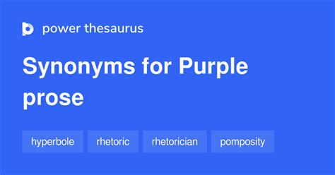 Purple Prose Synonyms 70 Similar Words And Phrases