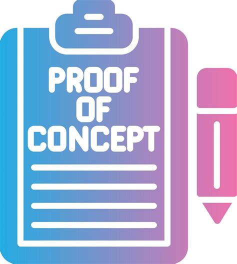 Proof Of Concept Gradient Themed Symbol 66047646 Vector Art At Vecteezy