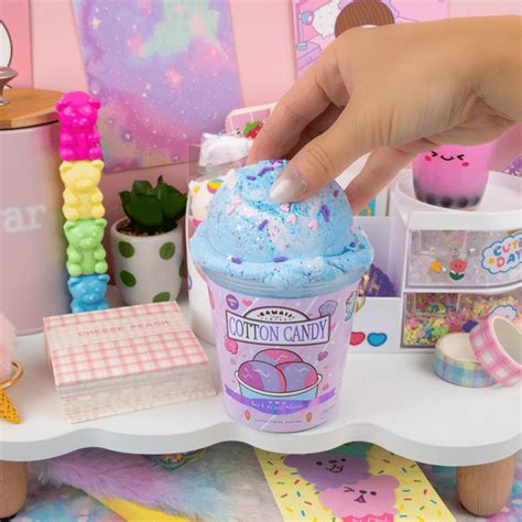 Cotton Candy Scented Ice Cream Pint Slime Ksc