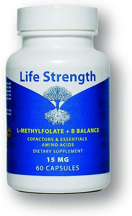 Lifestrength L Methylfolate B Balance 5 Mthf B6 B2 And B12 Methylcobalamin B