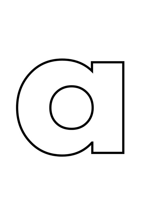 Printable Lower Case Letters To Trace And Colour In Individual Alphabet