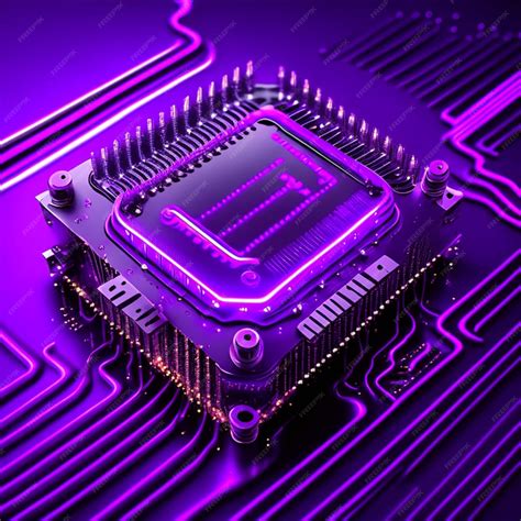 Premium Ai Image Motherboard Circuit Board Technology Background