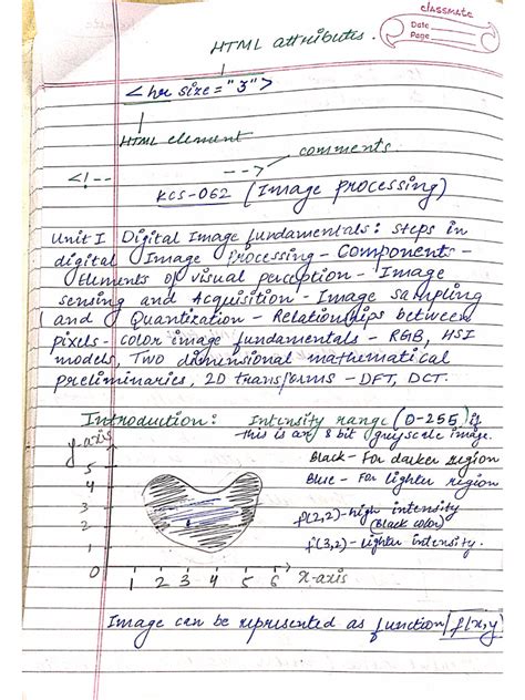 Image Processing Notes Pdf