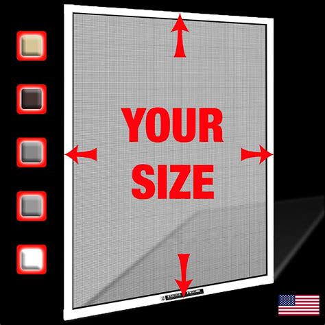 Usa Windowscreens Pre Framed Window Screen User Manual