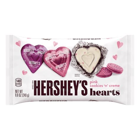 Hersheys Pink Cookies N Creme Hearts Sweet Fusion