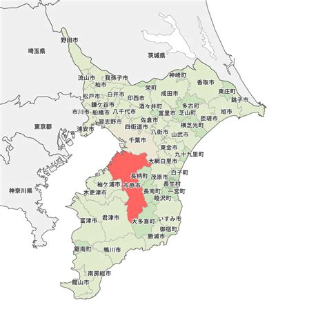 千葉県市原市の地図 Map It マップイット